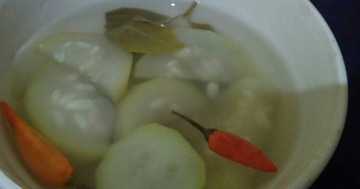 Resep Sayur bening labu oleh Muthia Chairunnisa - Cookpad