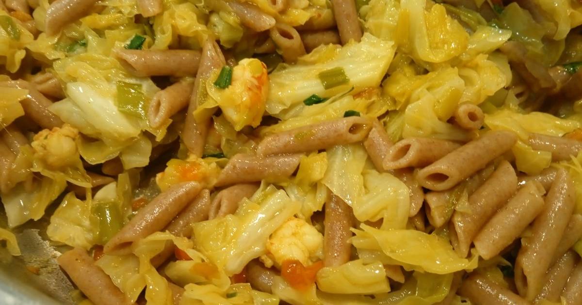 Macarrones Con Gambas Y Verduras Receta De Miguelo Ferrer Alberich