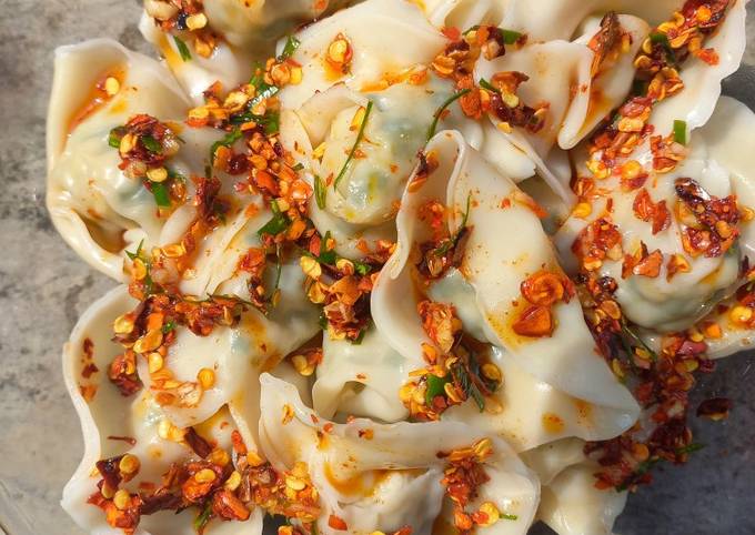 Resep Pangsit Chili Oil Daun Jeruk oleh A - Cookpad