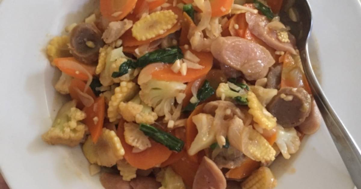 Resep CAP CAY GORENG TANPA TELUR ALA RUMAHAN 😋 oleh Kiki D. Septiany ...