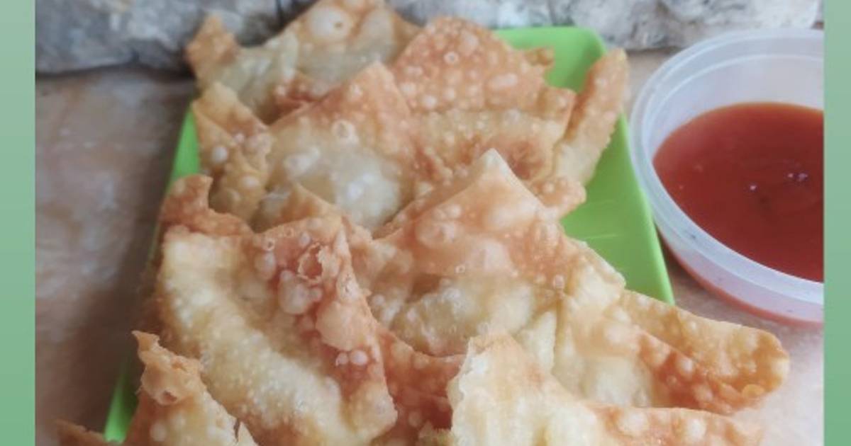 Resep Pangsit isi tahu dan sayur oleh Berbagi Resep Kita - Cookpad