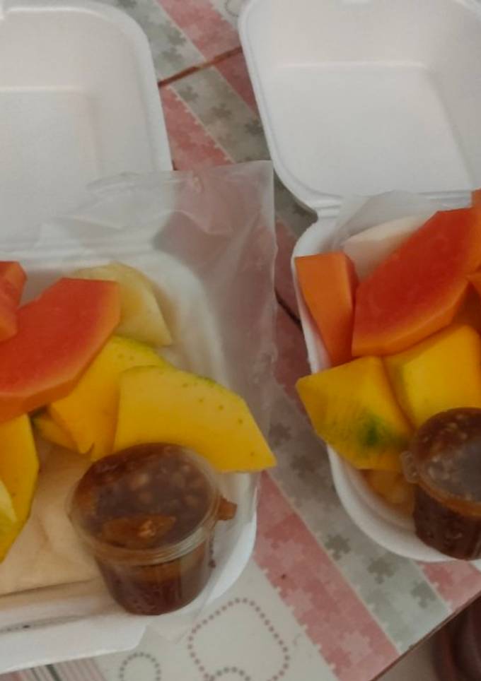 Resep Rujak buah potong oleh Tan Kitchen II - Cookpad