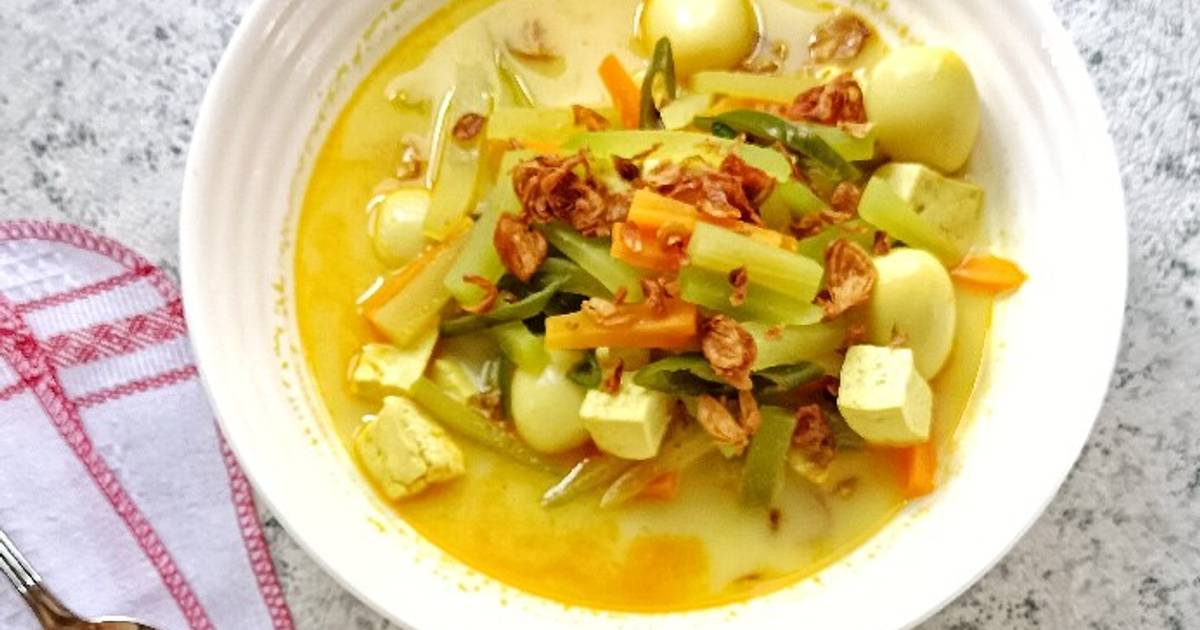 Resep Lodeh Labu Siam Telur Puyuh oleh Nindaummuzia - Cookpad