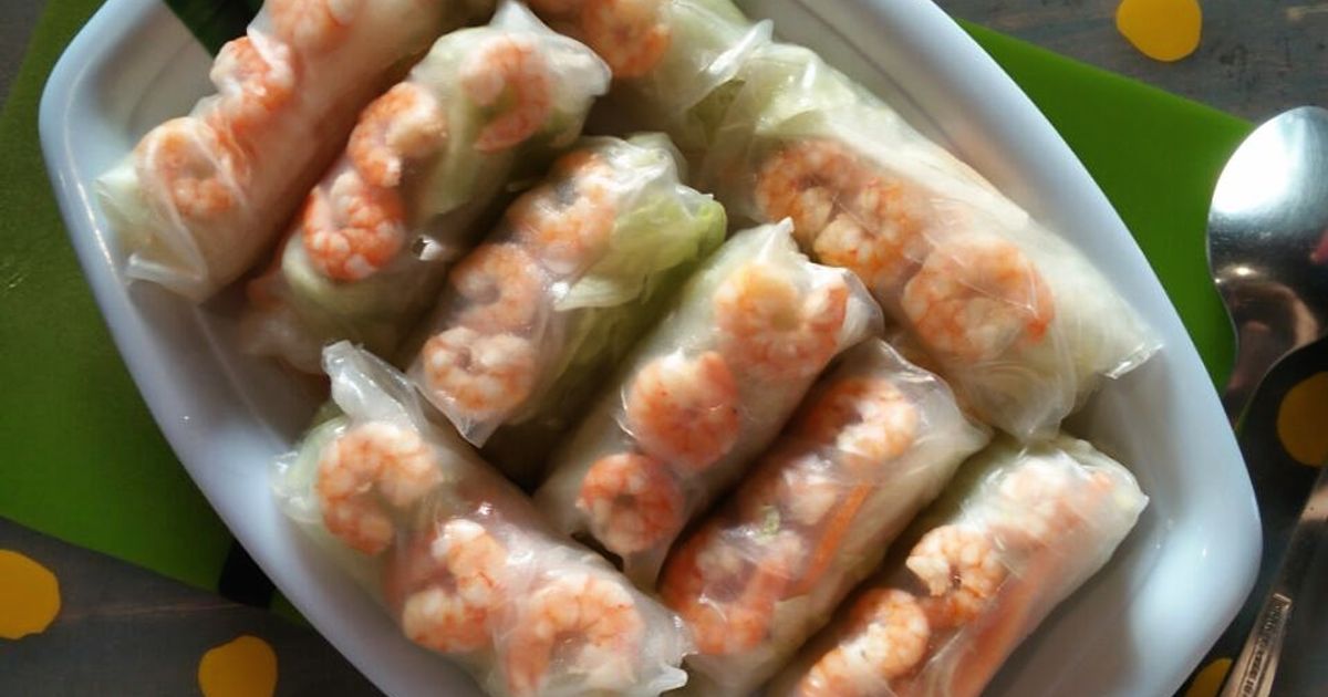 Resep Spring Rolls Alias Lumpia Vietnam oleh @rockadocta - Cookpad