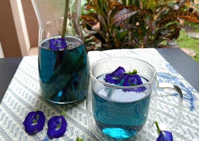 Resep Teh Telang Sereh oleh Isnawati - Cookpad