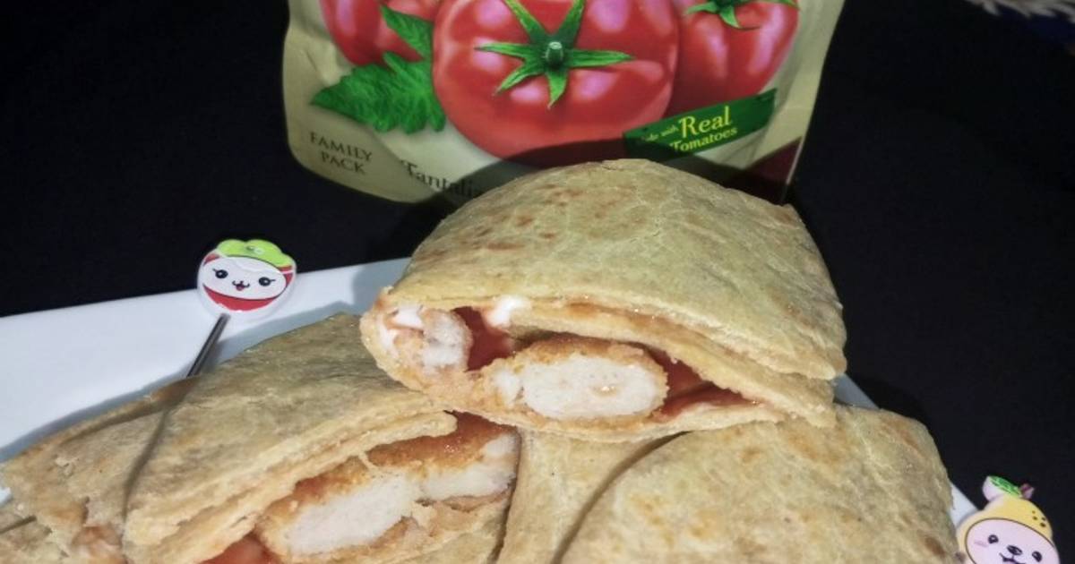 Chicken pita wraps Recipe by Aqsa mukhtiar - Cookpad