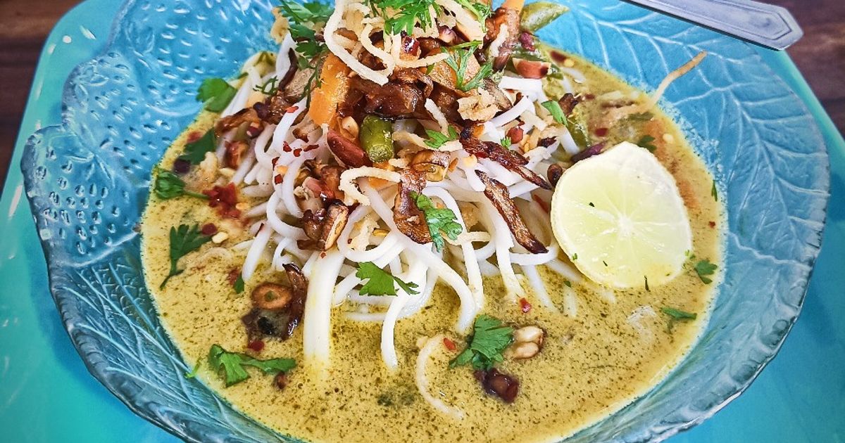 Burmese Veg Khow Suey Recipe by Nisha's Cookpad & More - Cookpad