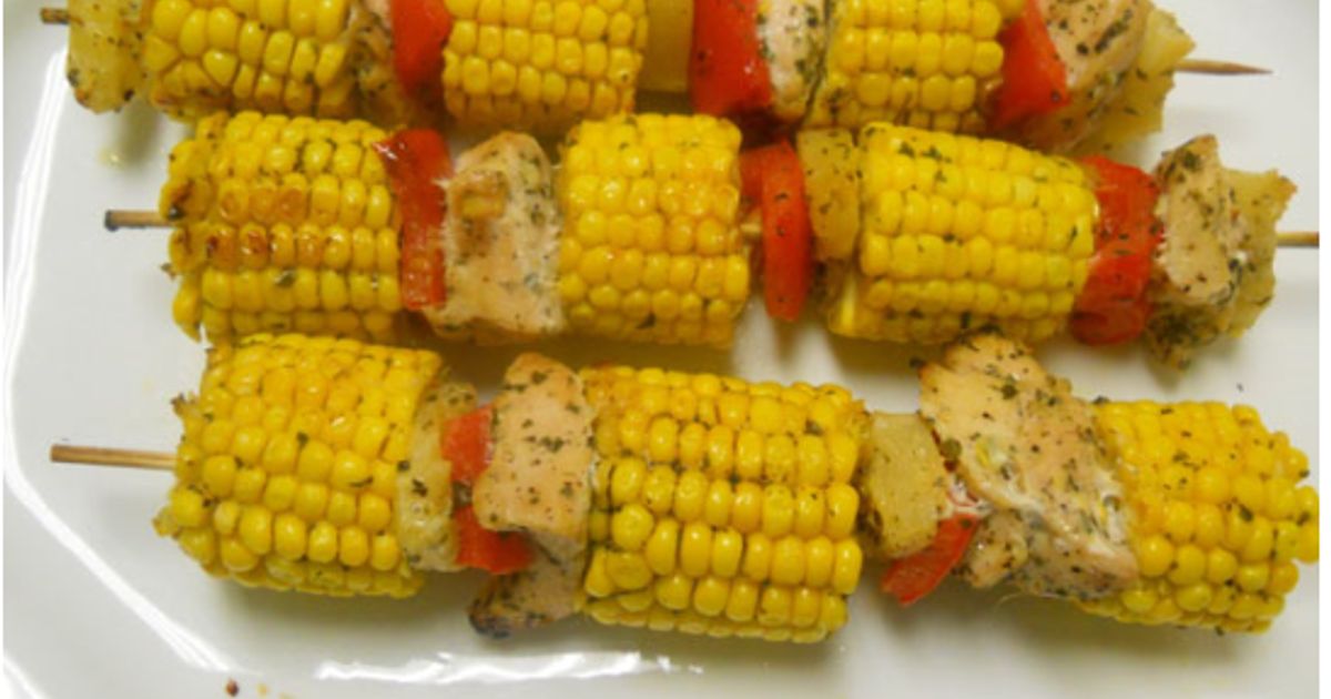 Chicken & Sweetcorn Kebabs Recipe by gugu ndlela - Cookpad