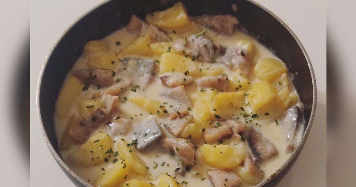 Potato Stew With Smoked Herring And Cream Recipe By Hervouet Veronique