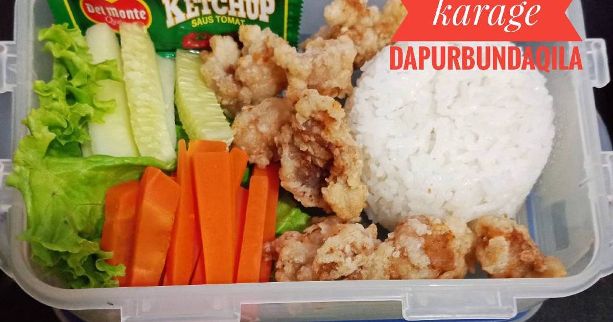 30 resep bento ayam karage enak dan sederhana ala rumahan - Cookpad