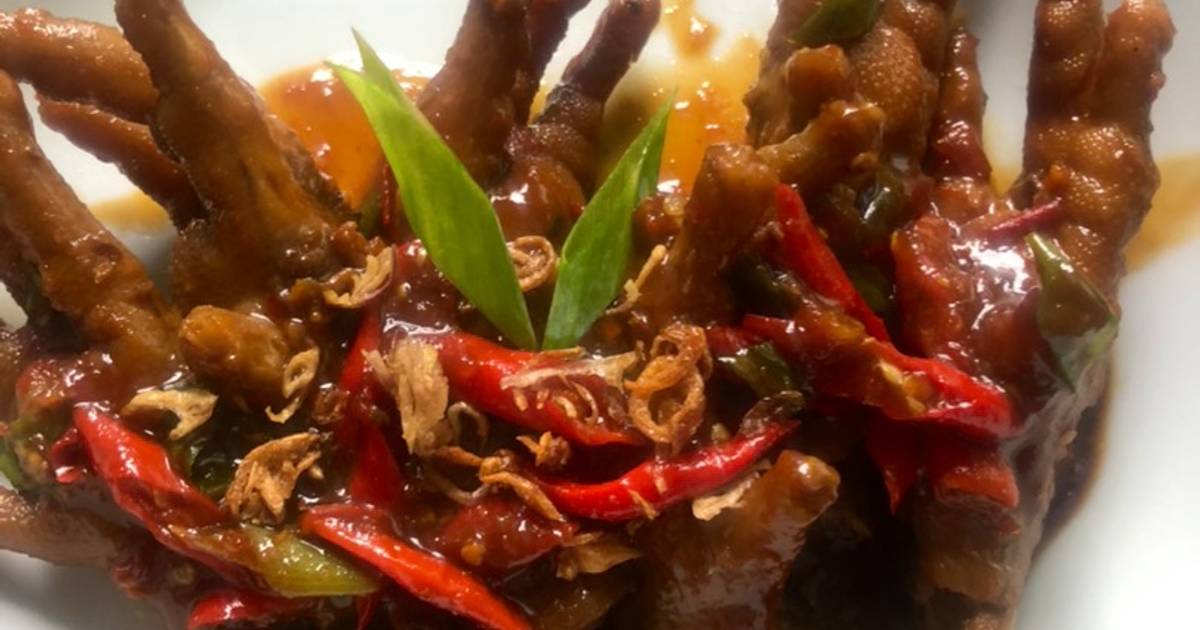 Resep Angsio Ceker (Kaki Ayam) Pedas oleh nihayanurul - Cookpad