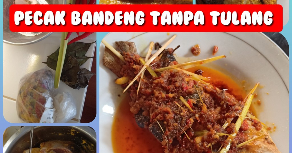 Resep Pecak Bandeng Tanpa Tulang oleh aisidin danuartha - Cookpad
