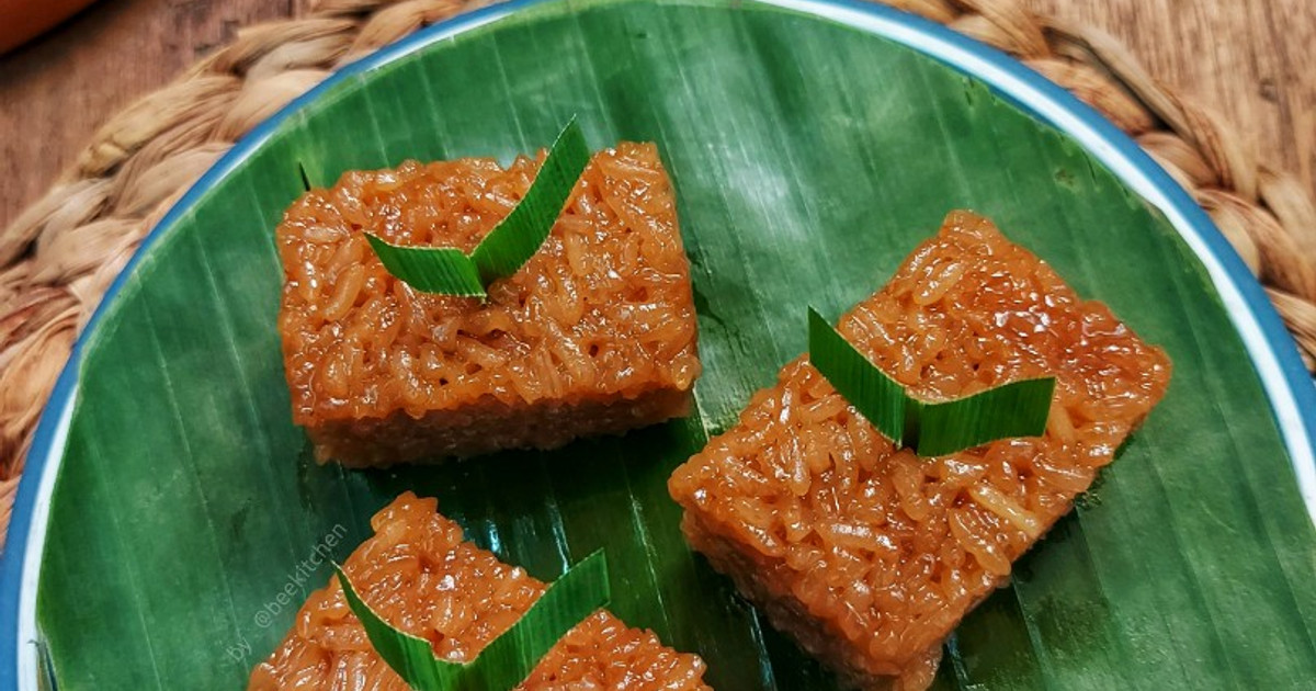 Resep Wajik Ketan Gula Merah oleh beekitchen - Cookpad