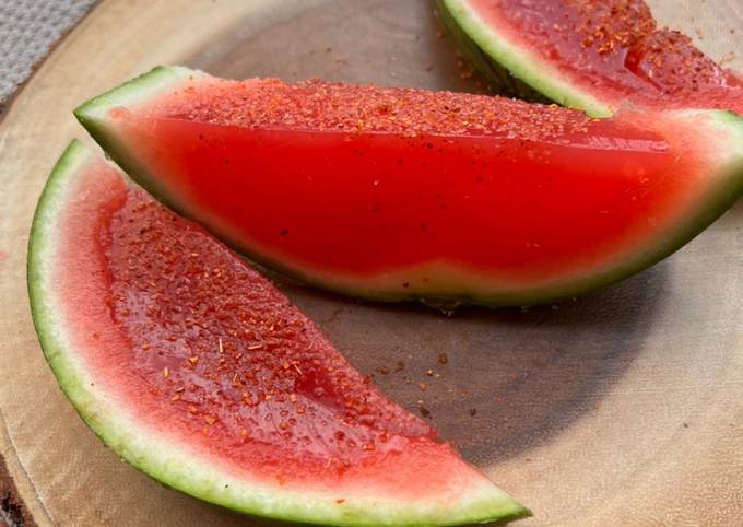 Gelatina de sandía natural 🍉 Receta de Diana E. - Cookpad