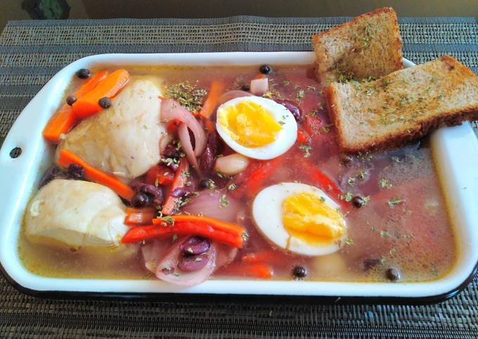Sopa de novios 👍🇵🇪 Receta de Lily Correa - Cookpad
