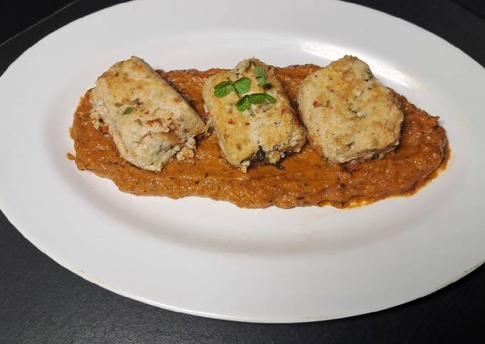 Toffu with dip makhni gravi Recipe by Archana Devi ( Chaurasia) - Cookpad