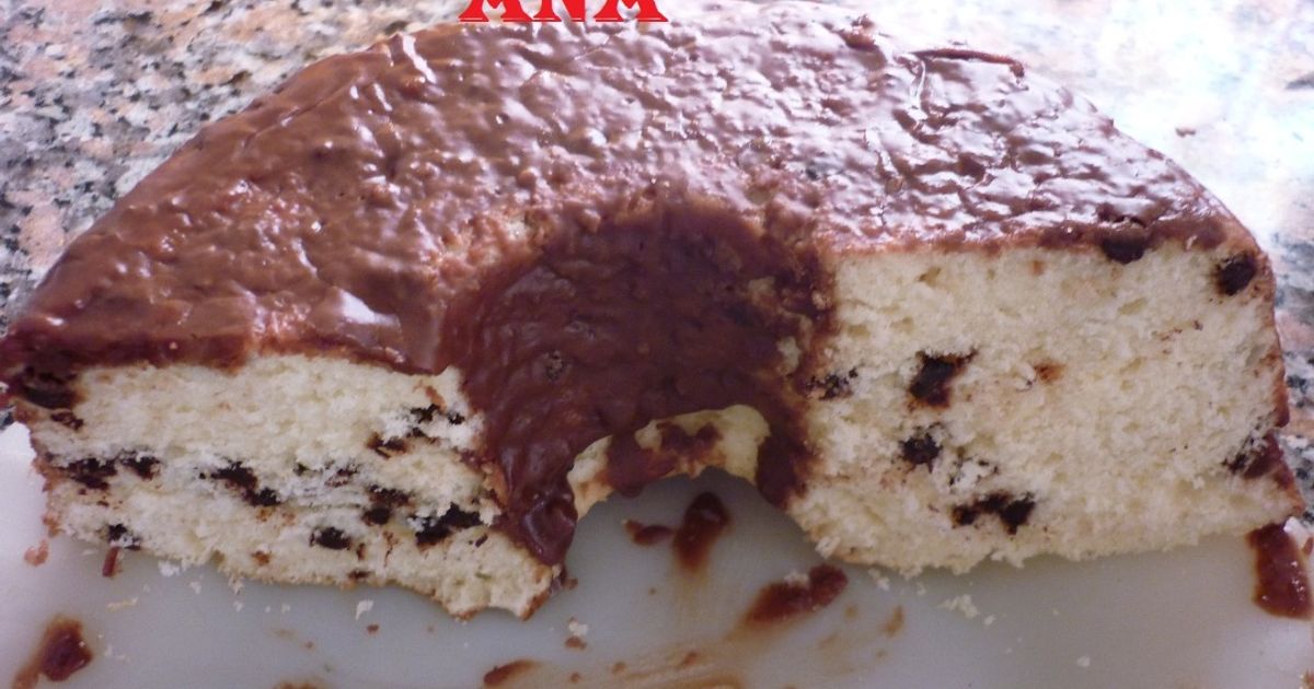 Torta De Yogurt Con Chips De Chocolate En Microondas Receta de GRINGA