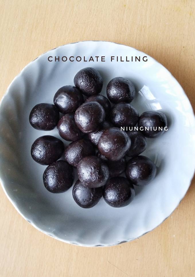 Resep Chocolate filling/paste (u' isian mooncake, bakpao, bakpia dll ...