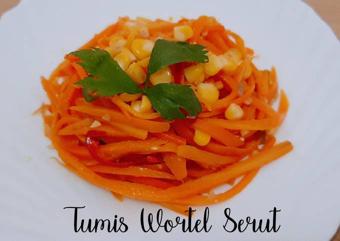 Resep Tumis Wortel Serut oleh revia - Cookpad
