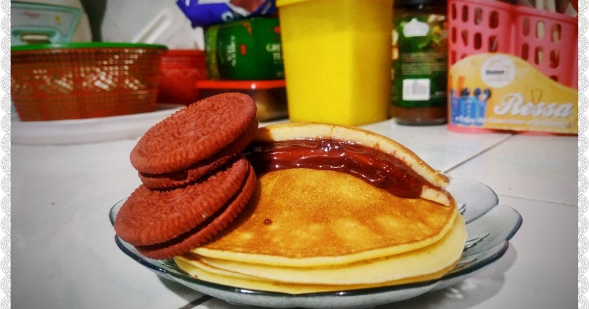 Resep Pancake Selai Oreo oleh Noviyoshi - Cookpad