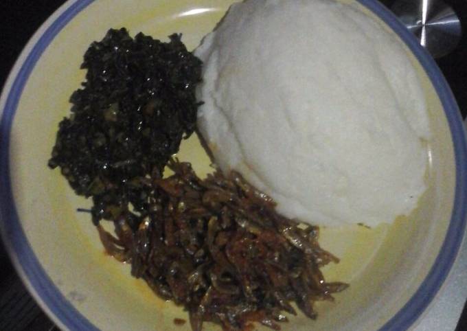 Dried Kapenta and chomolia Recipe by Tsitsi - Cookpad