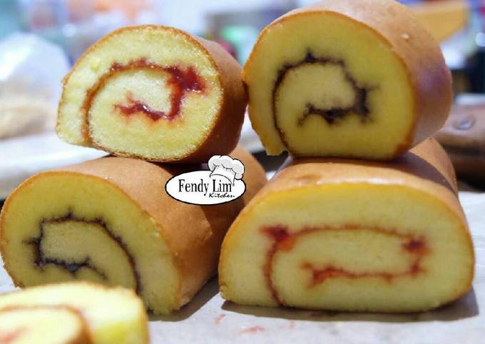 Resep Roll Cake (Bolu Gulung) oleh Fendy Lim - Cookpad
