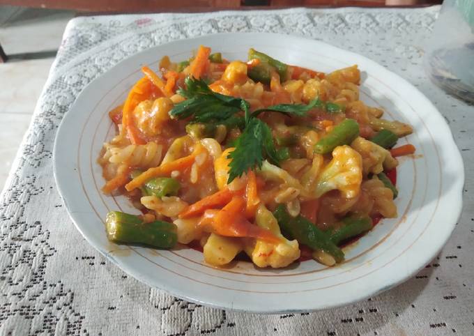 Resep Makaroni mix sayur oleh Dwi Handayani - Cookpad
