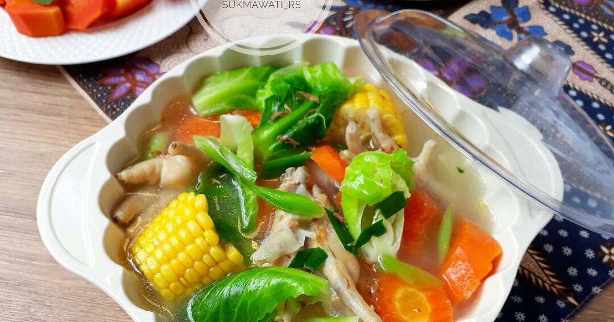 Resep Sop Ceker Sayuran oleh Sukmawati_rs - Cookpad