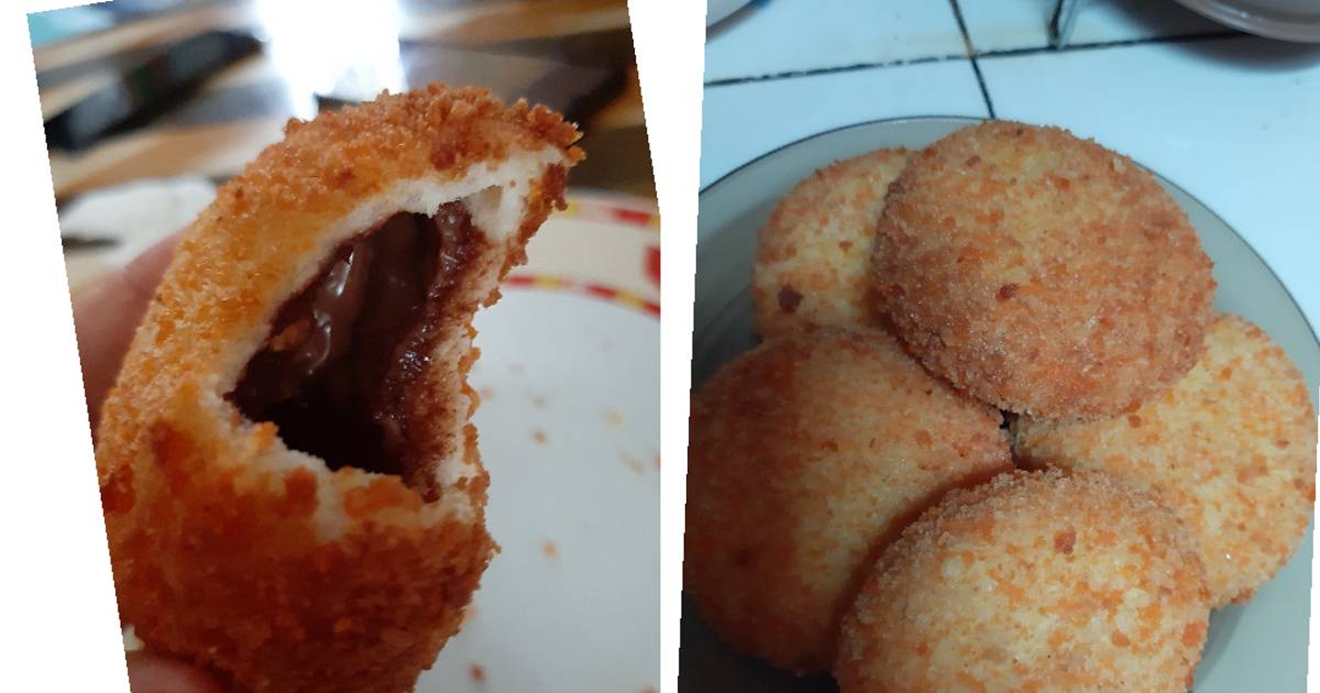 Resep Cemilan Roti Goreng isi cokelat oleh Tri putri hardianti edon ...
