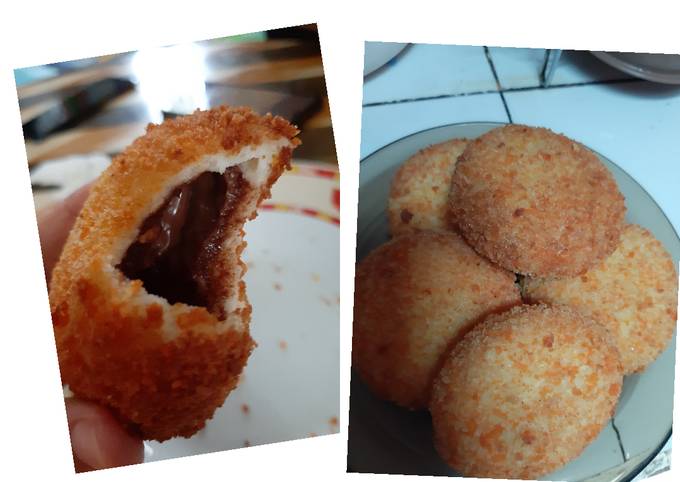 Resep Cemilan Roti Goreng isi cokelat oleh Tri putri hardianti edon ...