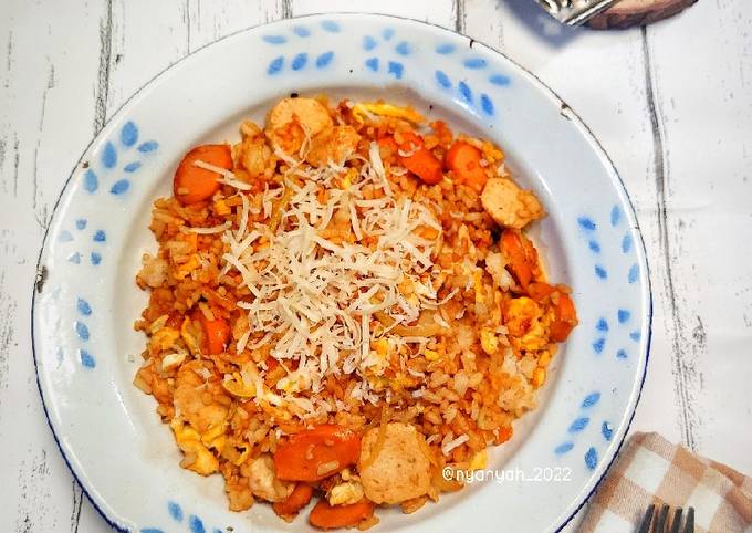Resep Nasi goreng keju oleh Nyanyah - Cookpad