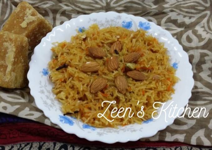 Jaggery Rice Recipe by ZMA - Cookpad