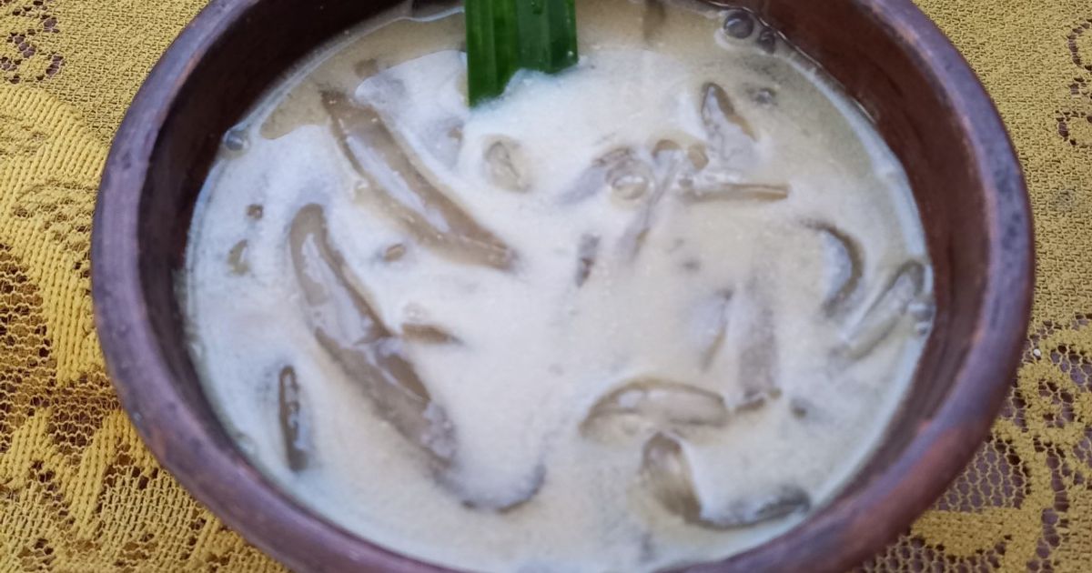 Resep Sagu Gunting/ Cendol Bangka oleh Binti Sae - Cookpad