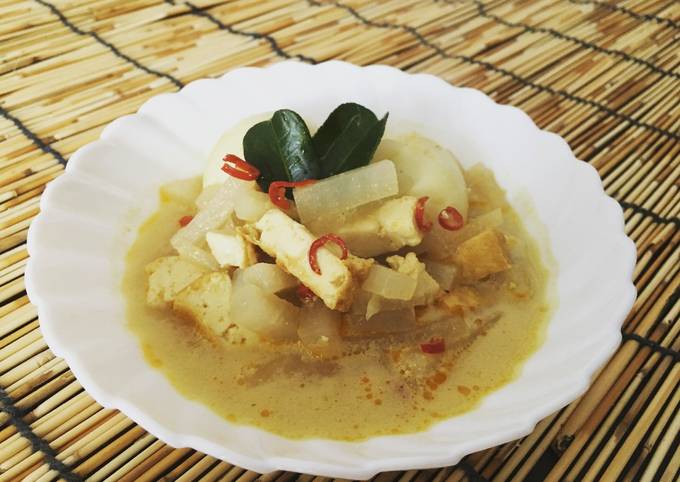 Resep Lodeh Lobak Putih | Rasanya Mirip Labu Siam oleh Falih's Kitchen ...
