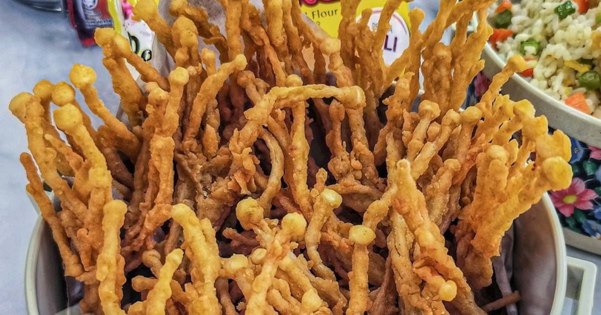 Resipi Cendawan enoki crispy oleh 0h Hana !! - Cookpad