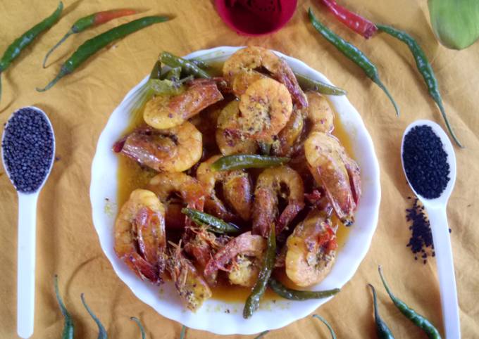 Sankari Dey বানিয়েছেন সর্ষে চিংড়ি (sorshe chingri recipe in Bengali ...