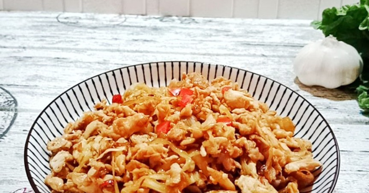 Resep Telur Putih Cah Kol Sarapan Diet oleh KasMira - Cookpad