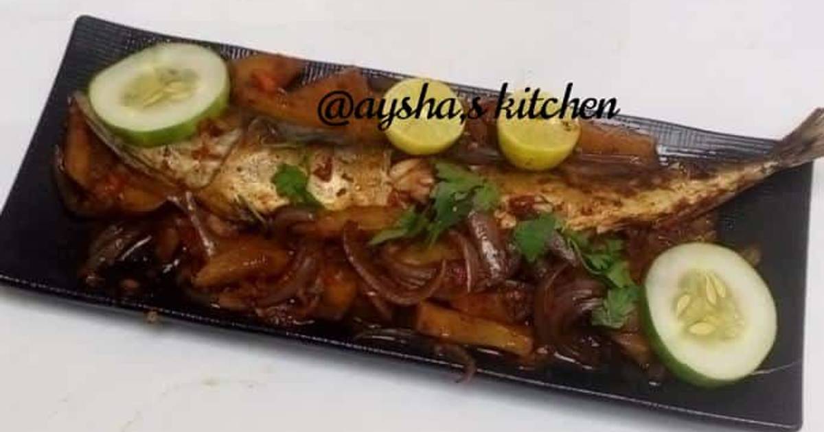 Grilled fish girki daga AISHA M. AUWAL - Cookpad