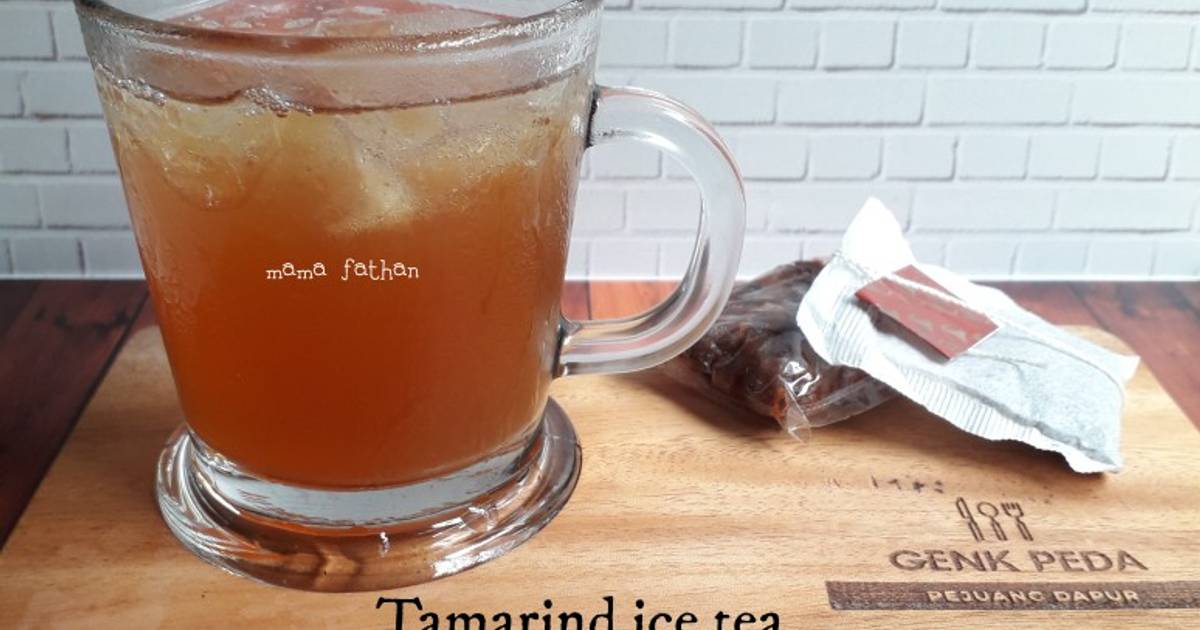 Resep Tamarind ice tea oleh Mama fathan - Cookpad