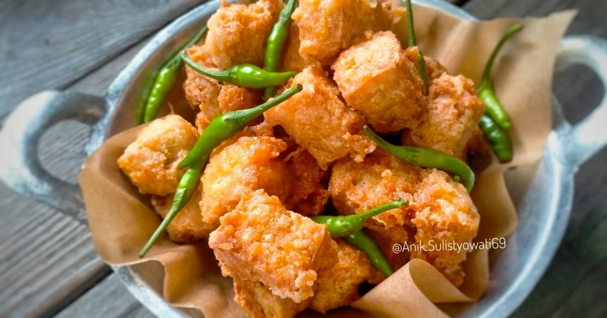 Resep Tahu kriuk oleh Anik P@won Qulo - Cookpad