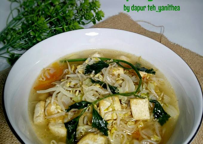 Resep Sop Toge Tahu oleh Teh Yanithea - Cookpad