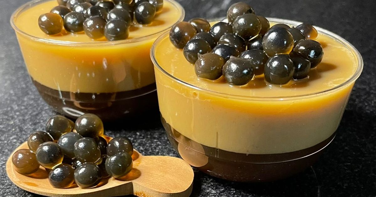 Resep Puding Teh Tarik Boba oleh Maria Nukita - Cookpad