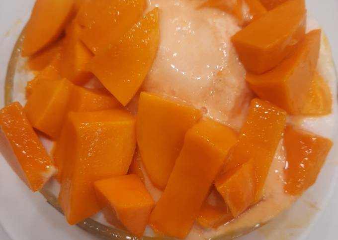 Mango cream pudding Recipe by Monica's Cookhouse - Cookpad