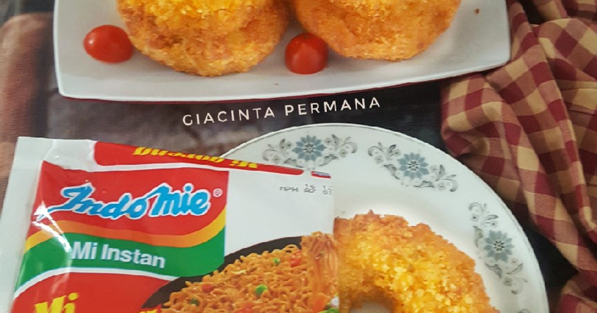Resep Donat Indomie Double Cheese oleh Giacinta Permana - Cookpad