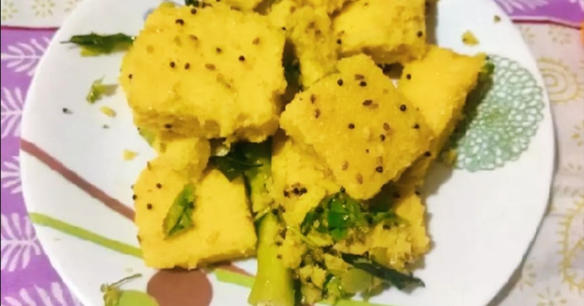 Mitali Chavda (Mitali Darshan Vala) દ્વારા રેસીપી ખમણ (Khaman Recipe In ...