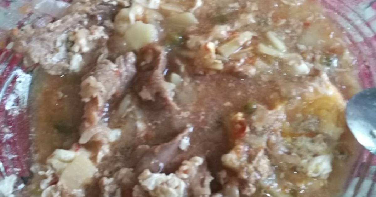 Bife koygua a la cacerola Receta de Santiago Marin Margott- Cookpad