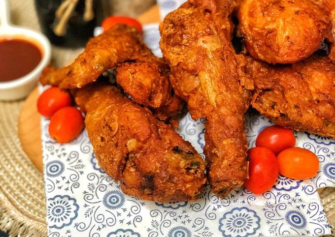 Resipi Belacan Fried Chicken oleh Kakak Faa - Cookpad