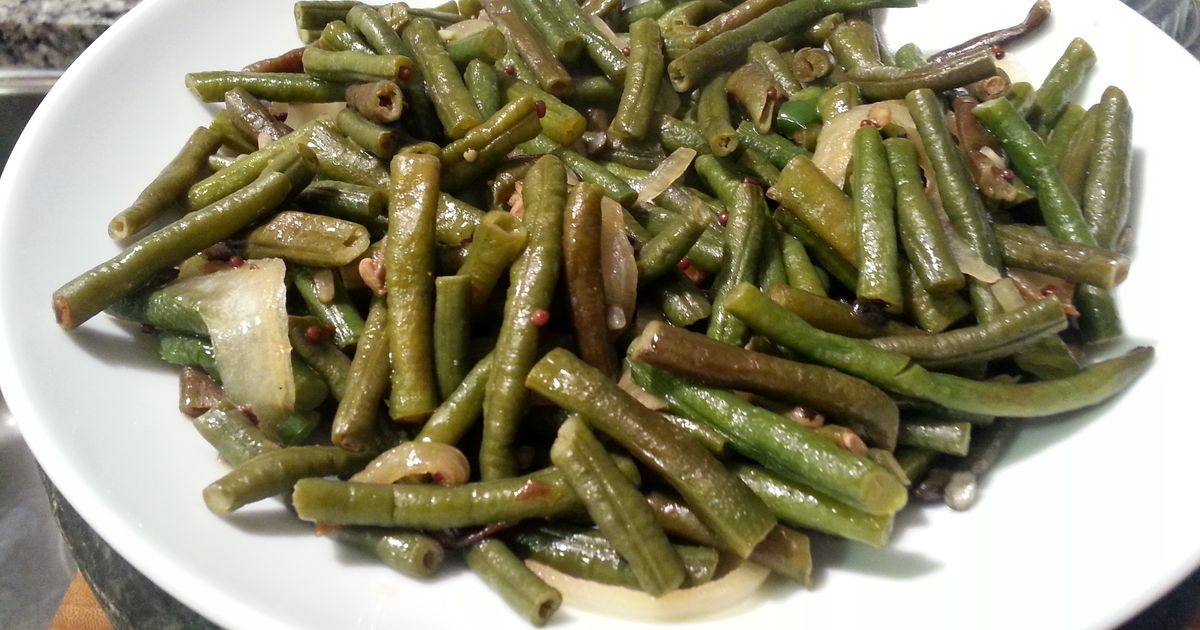 Long Green Beans With Lentils Recipe by chefluciano - Cookpad