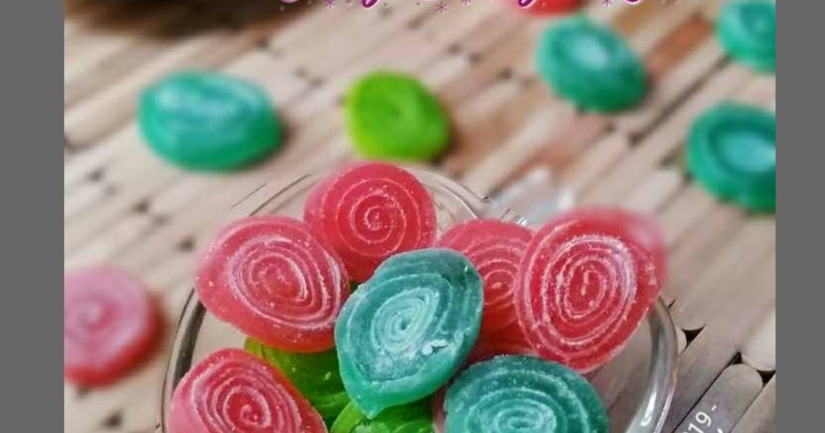 Resep Jelly candy roll oleh Imas Halwati - Cookpad