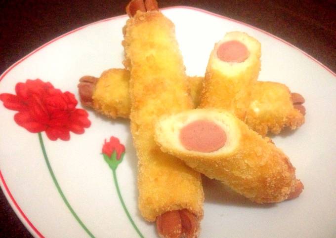 Resep Sausage Roll Mayo (Sosis Roll Roti Tawar dengan Mayonaise) oleh ...